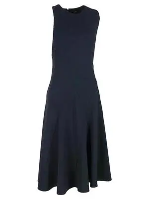 Theory Sleeveless Midi Dress - Blue