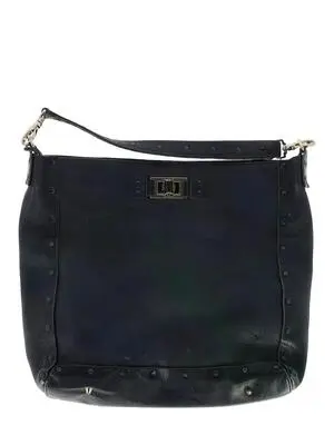 ANYA HINDMARCH Top-handle Leather Shoulder Bag - Black