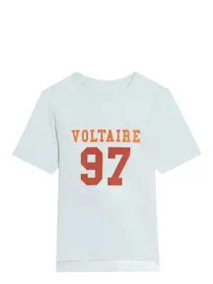 Zadig&Voltaire Appliqué T-shirt - Blue