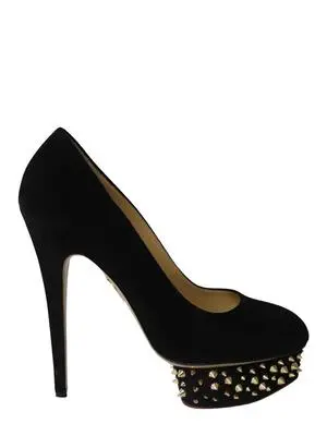CHARLOTTE OLYMPIA Studded Platform Heels - Black