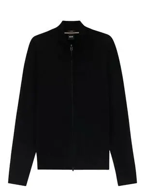 BOSS Long-sleeved Cardigan - Black