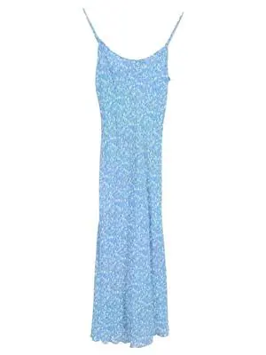 REFORMATION Floral-print Midi Dress - Blue