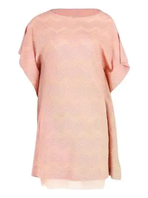 Missoni Chevron-pattern Kaftan - Pink