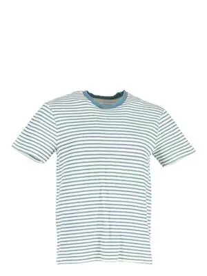 Mr P. Striped Short Sleeve T-shirt - White