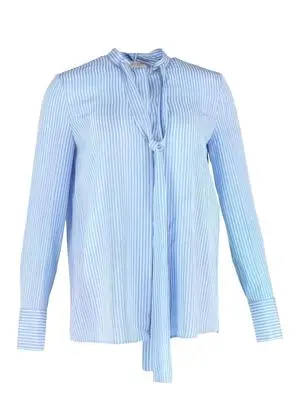VALENTINO Valentino Garavani Stripe Tie-Neck Shirt