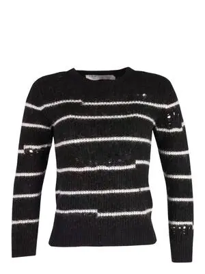 IRO PARIS Cleon Striped Sweater - Black