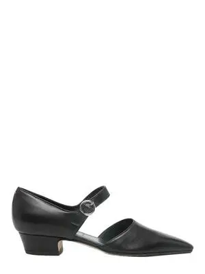 AeydĒ Yara Strap Pointed Pumps - Black