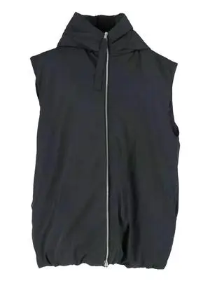 JIL SANDER Hooded Gilet - Black