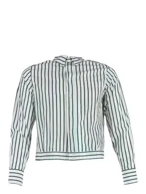 LANVIN Striped Buttoned Blouse