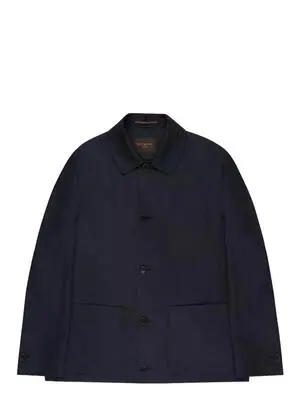 Incotex Button-up Jacket - Blue