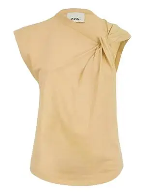 Isabel Marant Nayda Twisted T-shirt - Neutrals