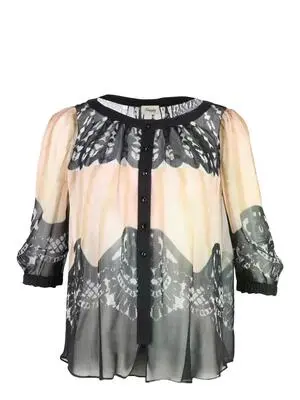 TEMPERLEY LONDON Button-up Blouse - Neutrals