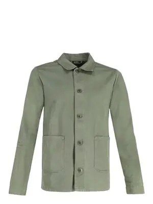 A.p.c. Button-up Shirt Jacket - Green