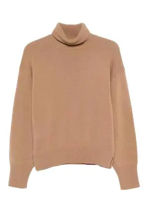 Pinko Novellino Roll-neck Sweater - Brown