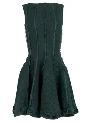 Alaïa Sleeveless A-line Mini Dress - Green