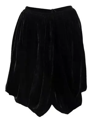 Alaïa Asymmetric Mini Skirt - Black