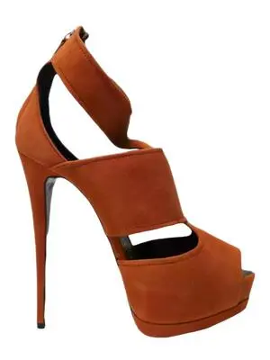 GIUSEPPE ZANOTTI Sharon Platform Pumps - Orange