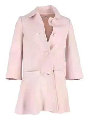 Red Valentino Flared-hem Coat - Pink