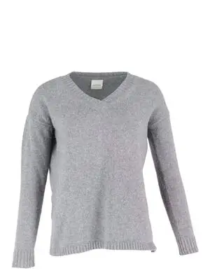 ANINE BING V-neck Wool Sweater - Grey