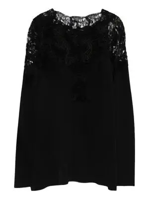 Ermanno Scervino Lace Blouse - Black