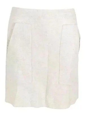 Giorgio Armani Suit Mini Skirt - Neutrals