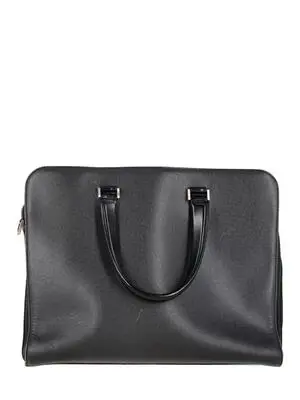 LOUIS VUITTON Nevski Leather Briefcase - Black