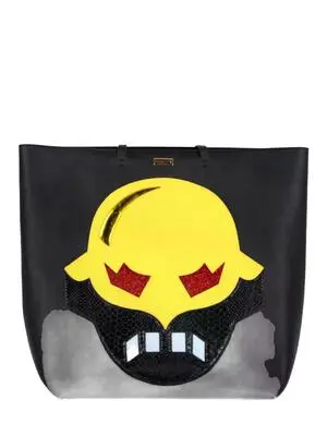 Stella McCartney Superhero-embellishment Tote - Black