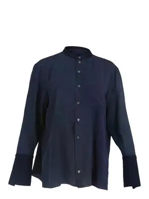 ROLAND MOURET Collarless Long-Sleeve Shirt