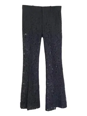 Gucci Lace Flared Trousers - Black
