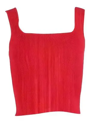 REFORMATION Ribbed-Knit Tank Top