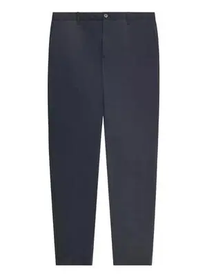 Incotex Teknotela Buttoned Chino Trousers - Blue