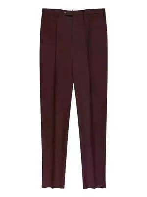 Incotex Twill Trousers - Red