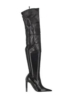 TOM FORD Leather Over-the-knee Boots - Black