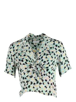 Sandro Floral-print Shirt - Green