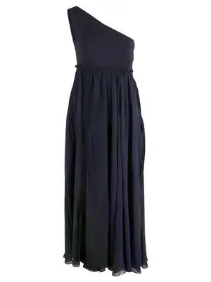 Pierre Balmain One-shoulder Maxi Dress - Blue