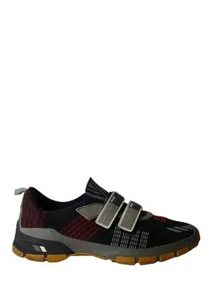 Prada Cross Section Knit Sneakers - Black