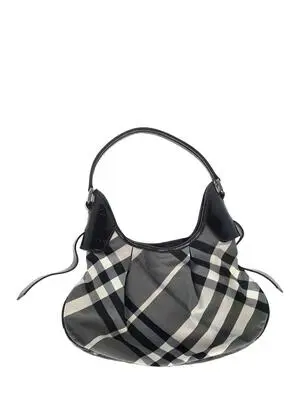 Burberry Beat Check Shoulder Bag - Black
