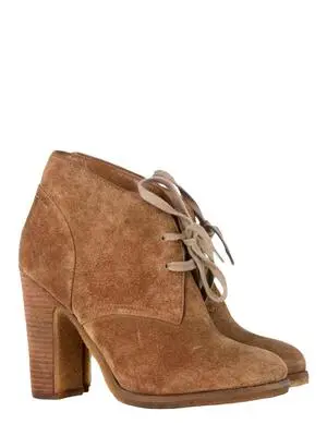 SEE BY CHLOÉ Lace-Up Heeled Ankle Boots