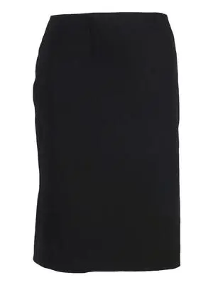 Theory Cotton Pencil Skirt - Black