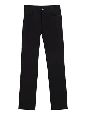 JOSEPH Straight-leg Cotton Jeans - Black