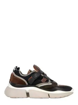 Chloé Sonnie Low-top Leather Sneakers - Black