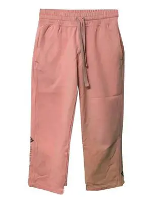 Adidas By Stella McCartney Logo-detail Cropped Track Pants - Pink