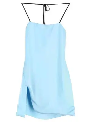 Attico Strap-detail Mini Dress - Blue