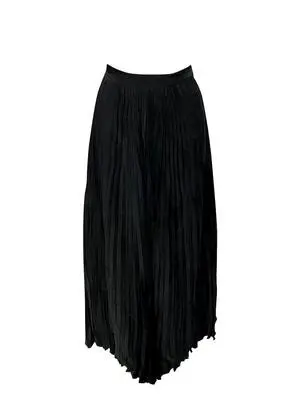 JOSEPH Pleated Maxi Skirt - Black