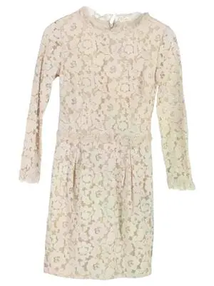 Alice By Temperley Floral Lace Mini Dress - Neutrals