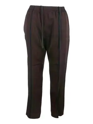 HAIDER ACKERMANN Wide-leg Drawstring Trousers - Brown