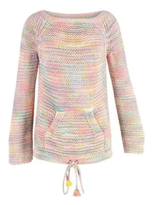 Chloé Crochet-knit Sweater With Pocket - Pink