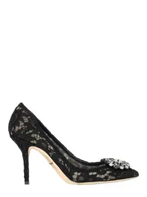 Dolce & Gabbana Rainbow Lace Pumps - Black
