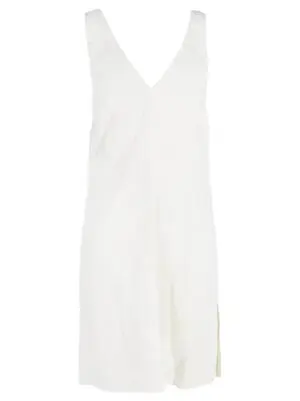 REFORMATION Broderie-anglaise Sleeveless Dress - White