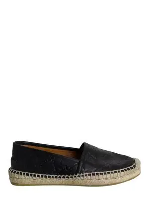 Gucci Logo Monogram Espadrille - Black